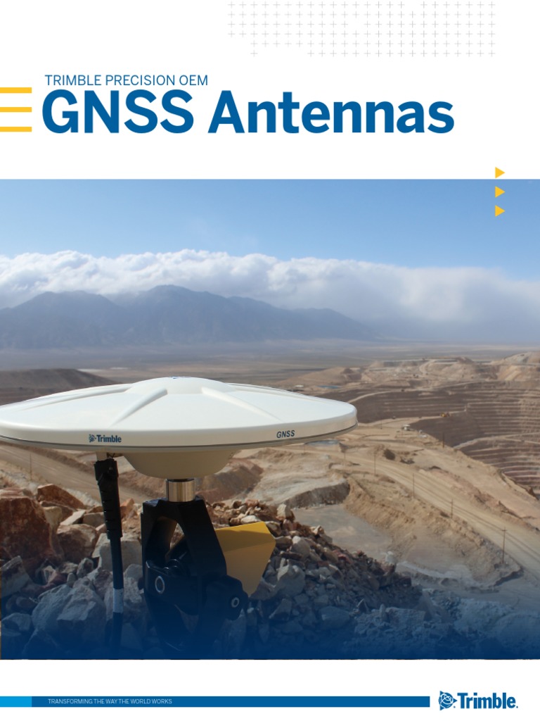 GNSS Antennas: Trimble Precision Oem | PDF | Antenna (Radio) | Computing