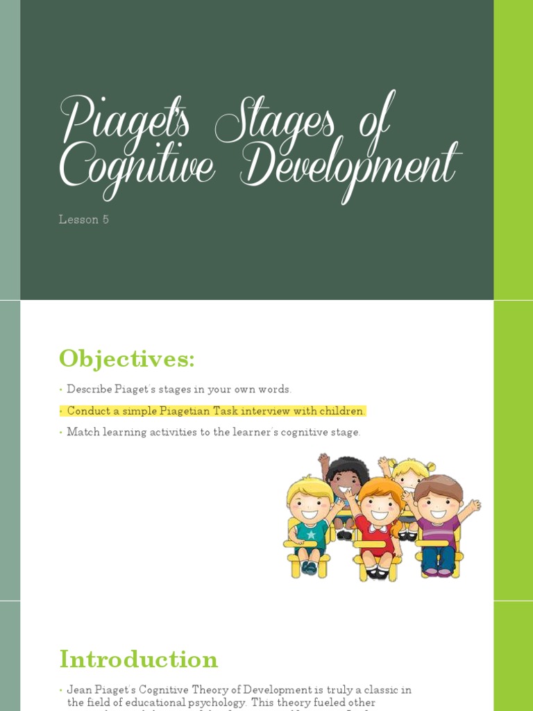Printable Piaget Stages Of Development