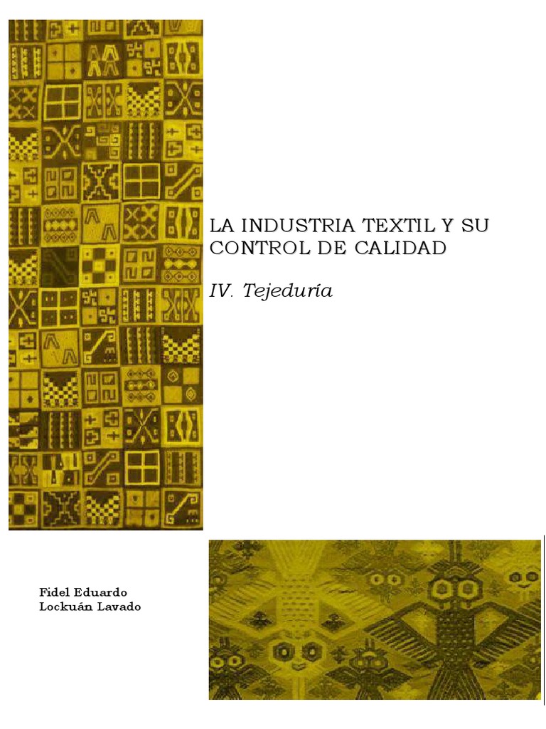 IV - Libro Tejeduria | PDF | Telar | Textiles