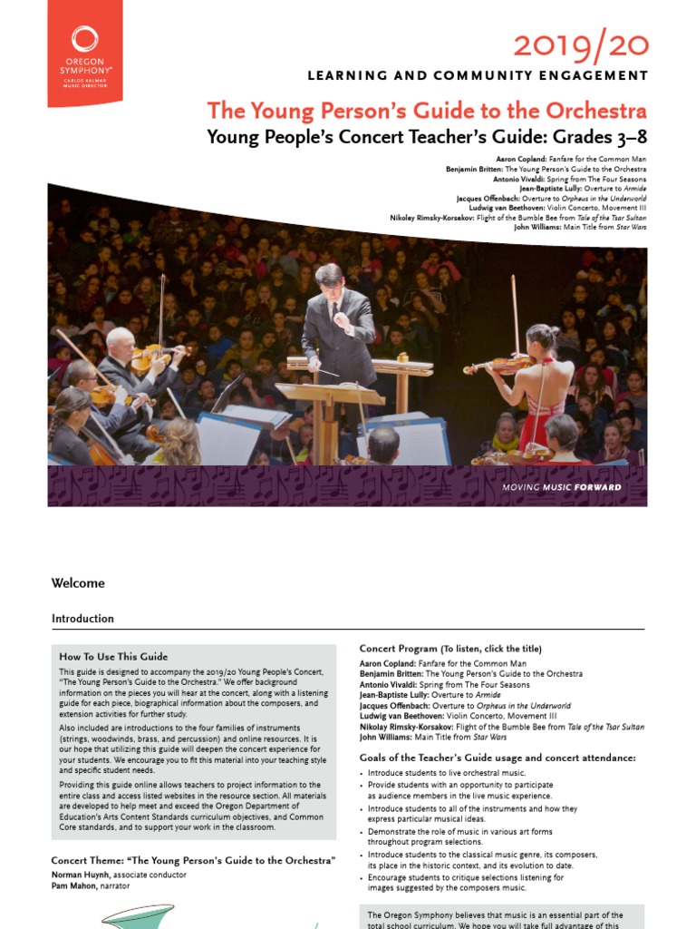 Young Person's Guide to the Orchestra | PDF | Orchestras | Musical ...
