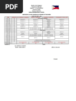 Revised Consolidated Class Program | PDF | Philippines