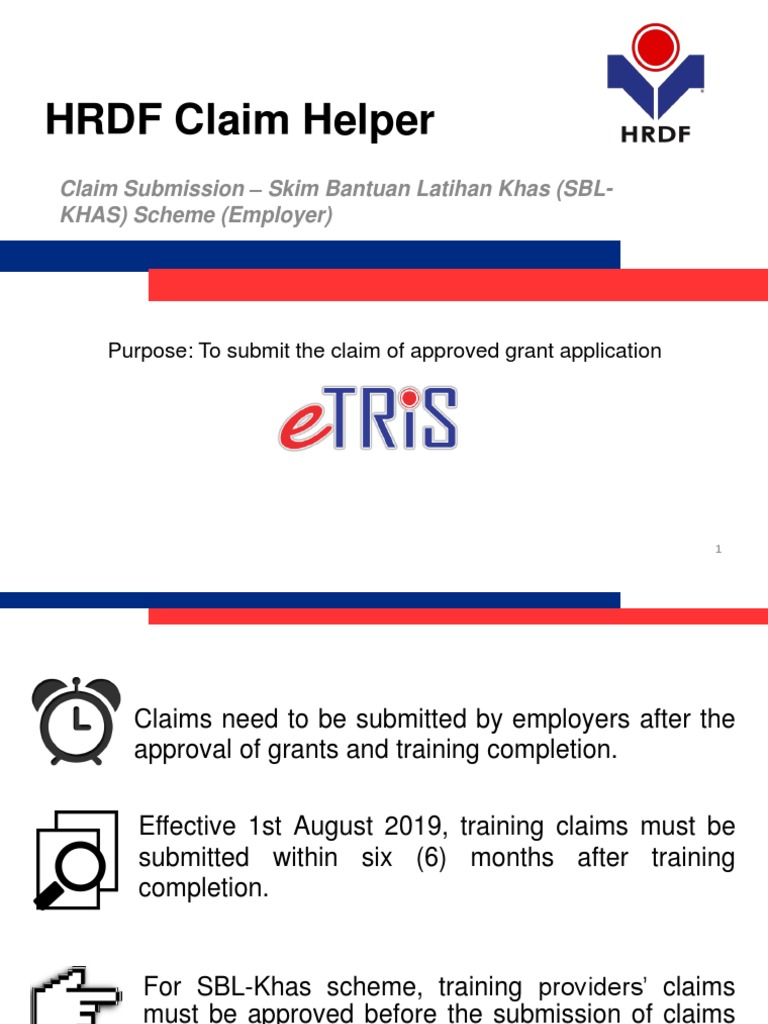 HRDF SBL-Khas Claim Submission Guide | PDF | Receipt | Invoice
