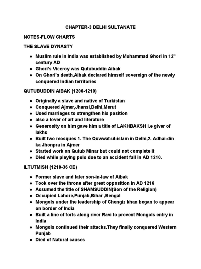 Delhi Sultanate | PDF | Mosque