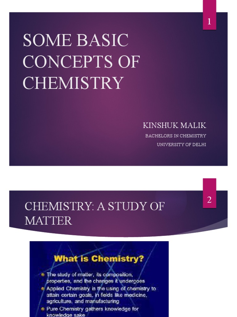 Some Basic Concepts of Chemistry | PDF | Chemistry | Gases