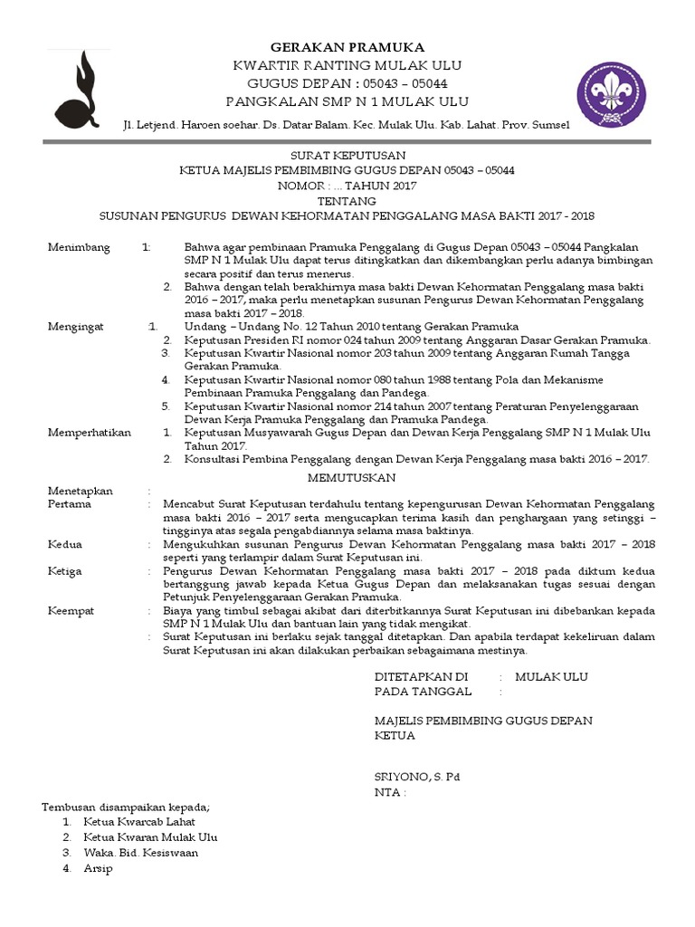 SK DKP 17 - 18 | PDF