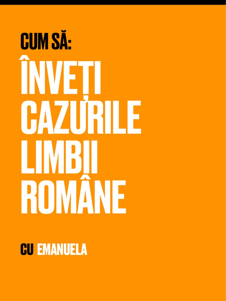 Cazurile Limbii Române | PDF | Preposition And Postposition | Subject ...