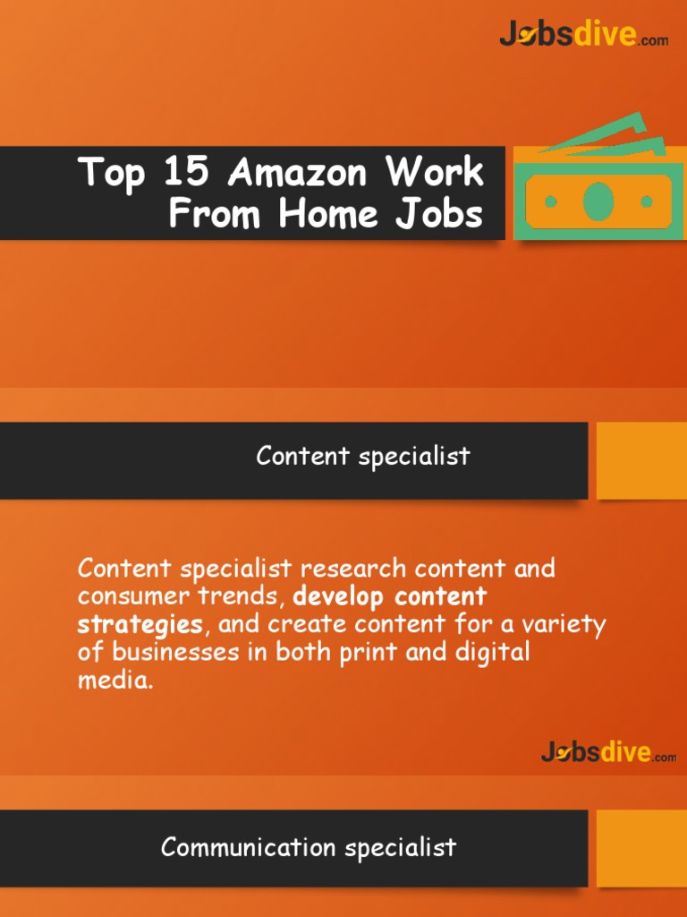 Amazon Remote Job Opportunities | PDF | Databases | Popular Culture ...