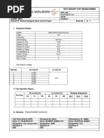 Transformer Test Report | PDF | Transformer | Power (Physics)