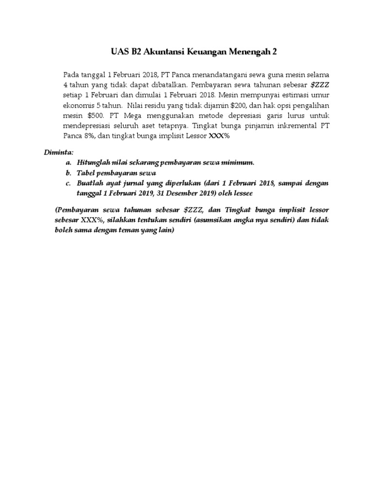 UAS AKM 2 B2 Tahun 2021 | PDF