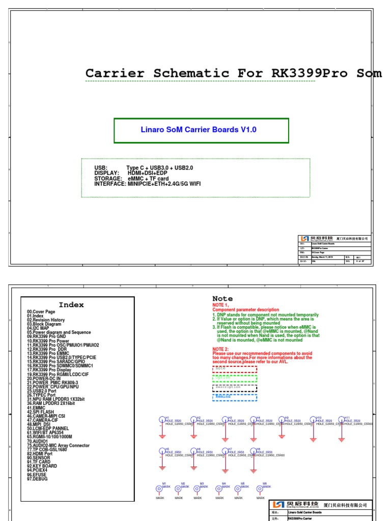 96boards Som Carrier Board Schematics | PDF | Electronics | Computer ...