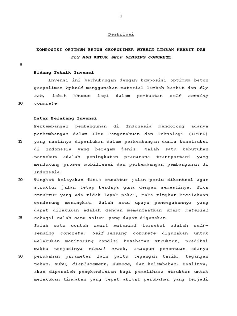 Template Deskripsi Paten EMANNN | PDF