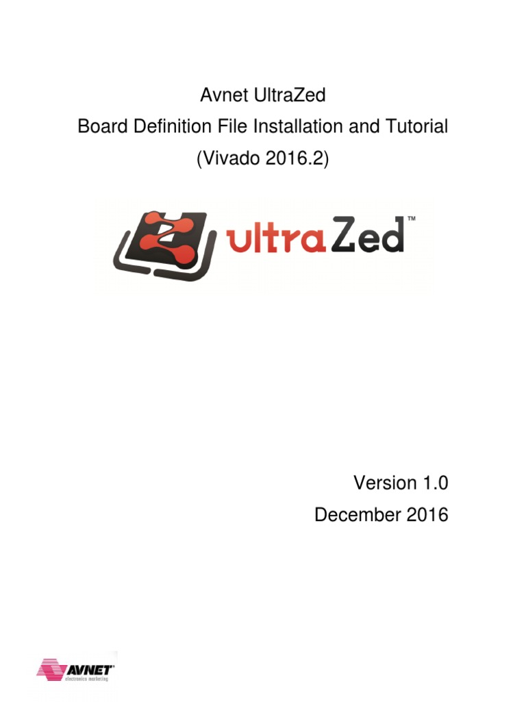 UltraZed Board Setup for Vivado 2016.2 | PDF | Dialog Box | Hardware ...