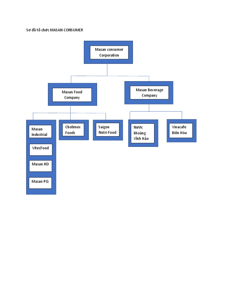 Sơ Đ T CH C Masan Consumer | PDF | Wellness