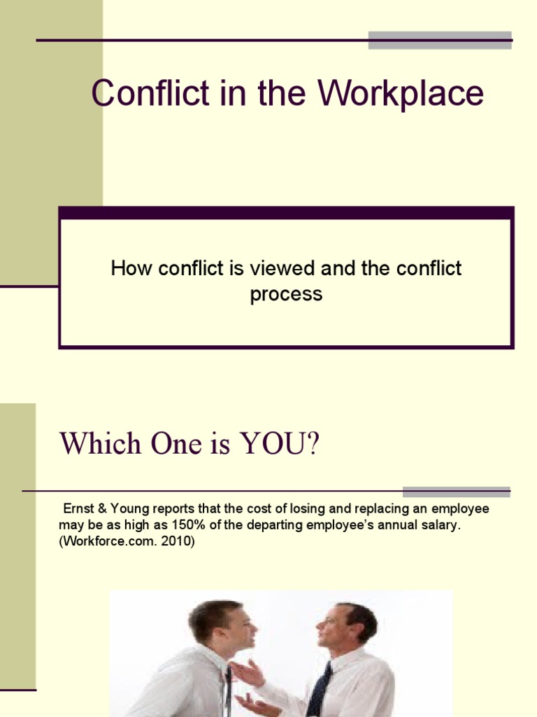 Understanding Workplace Conflict Dynamics | PDF | Perception ...