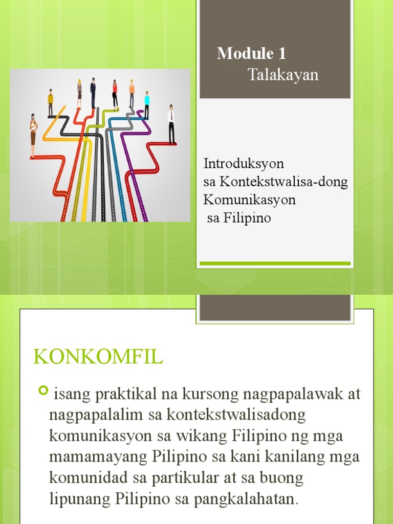 Modyul 1. Talakayan | PDF