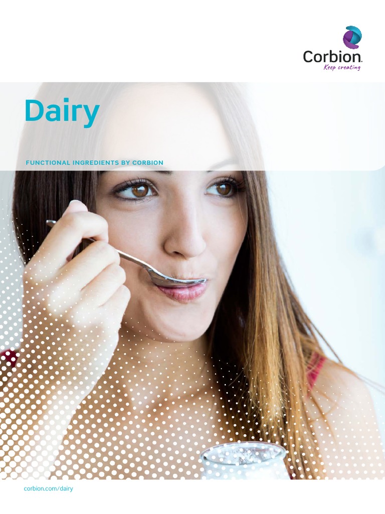 Dairy: Functional Ingredients by Corbion | PDF | Taste | Lactic Acid