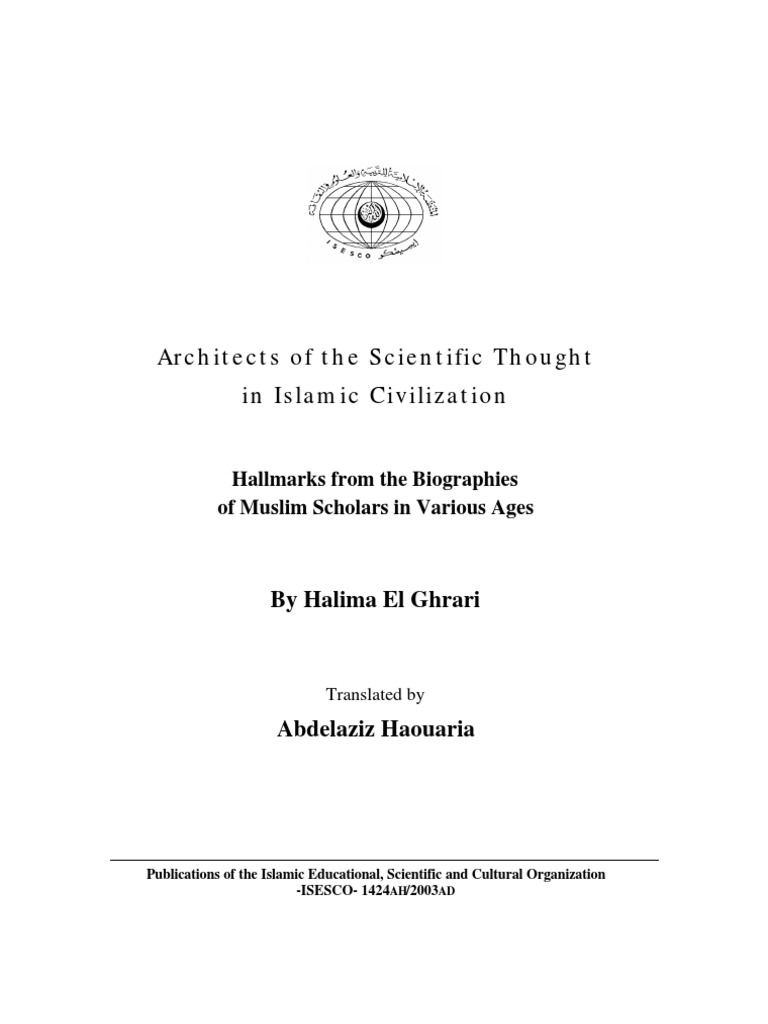 Architects of Scientific Thought in Islamic Civilization | PDF ...