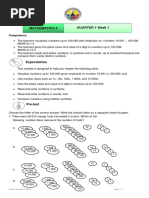 MATH Grade 4 Quarter 1 Module 1 FINAL | PDF | Learning | Numbers