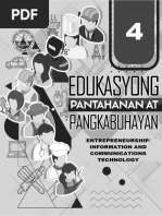 Epp 4 Module (1st Quarter) - Entrep-Ict | PDF