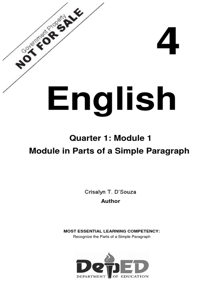 English 4 Q1 Week 1 | Download Free PDF | Honey | Philippines