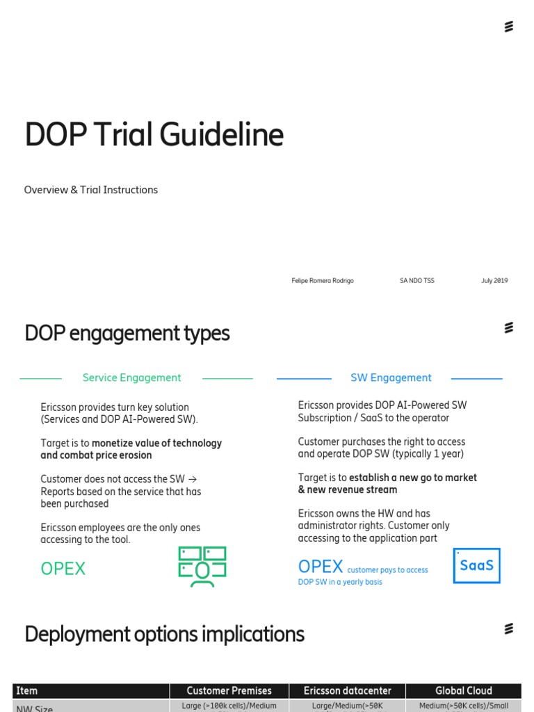 DOP Trial Guideline | PDF | Cloud Computing | Software As A Service