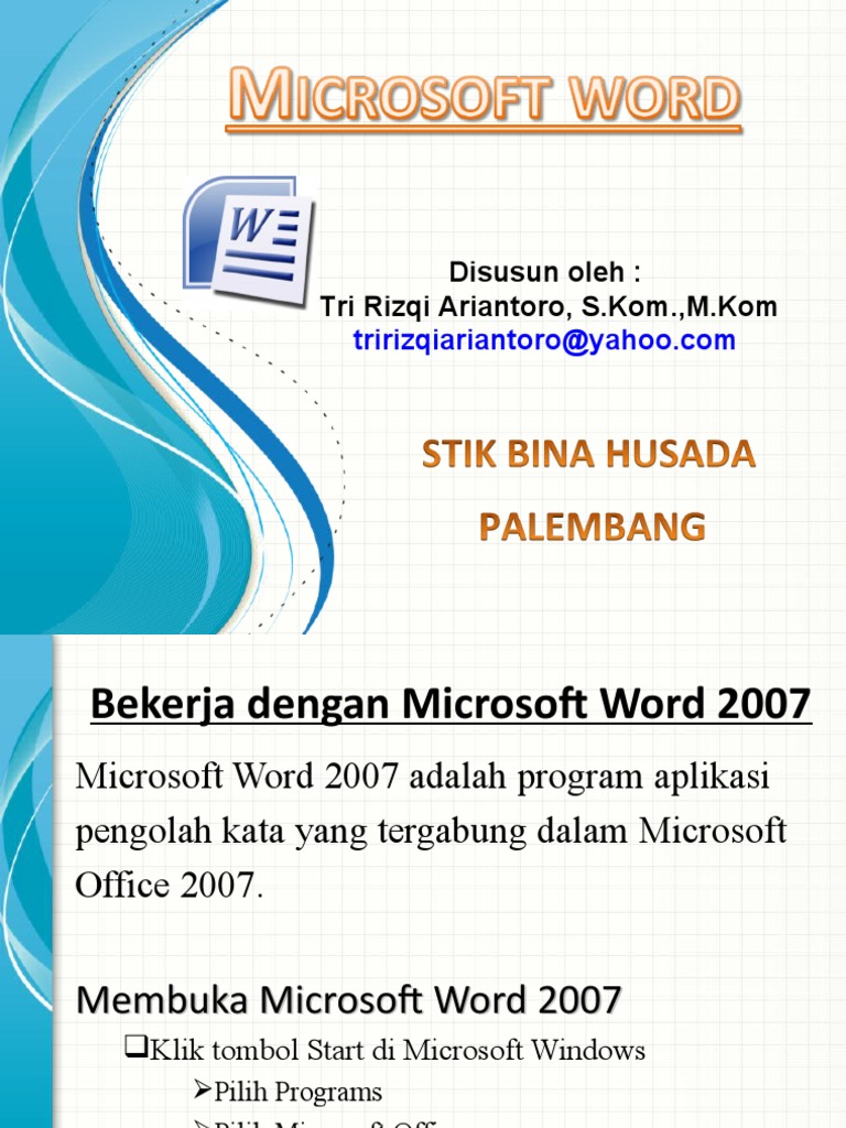Pengenalan Microsoft Word | PDF
