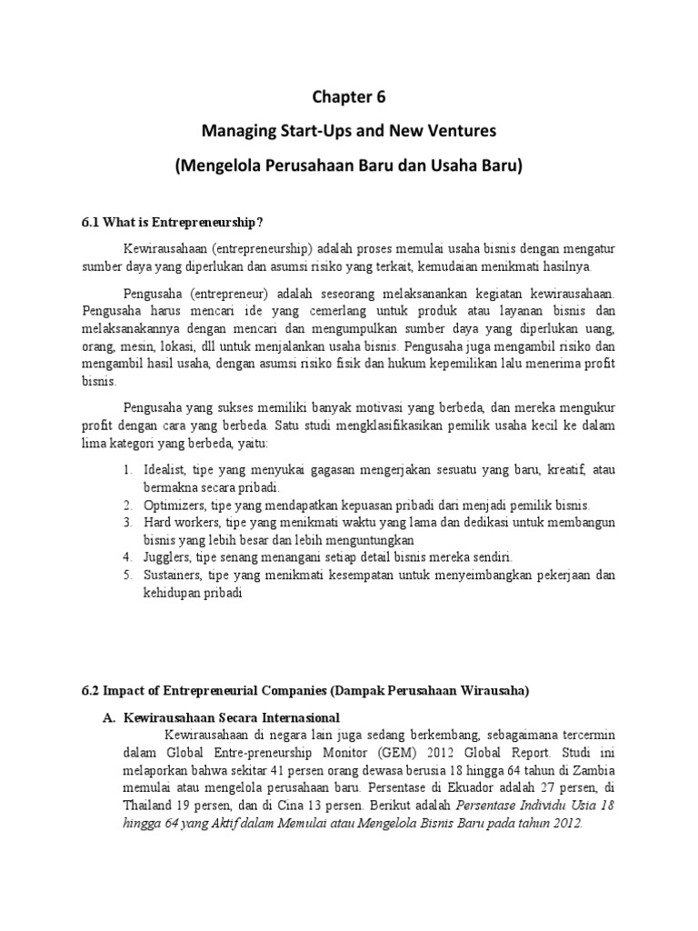 Summary Chapter 6 | PDF