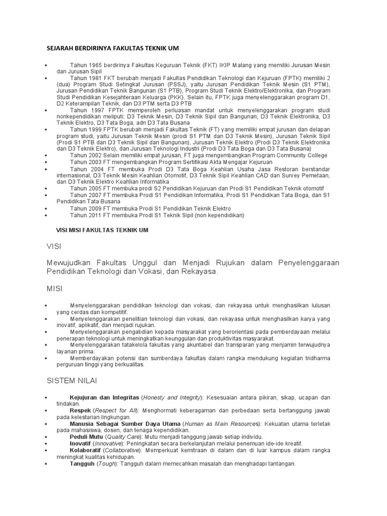 Fakultas Teknik | PDF
