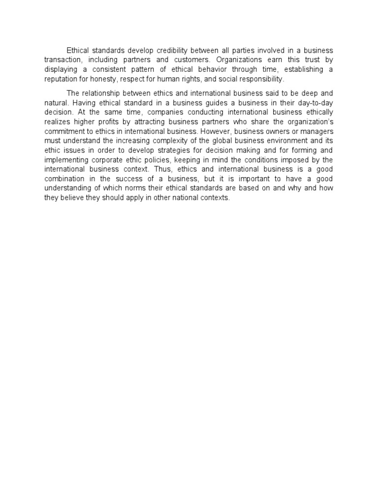 International Bus. and Trade Ass2 | PDF | Business