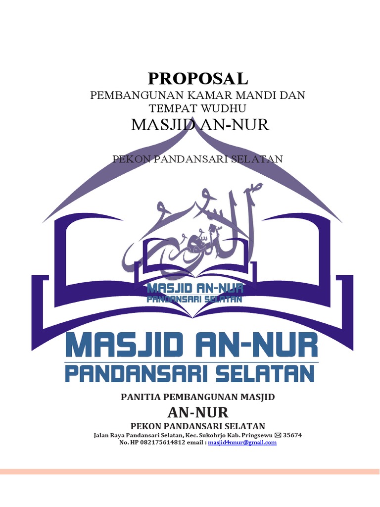 Proposal Pembangunan Kamar Mandi Masjid An-Nur | PDF