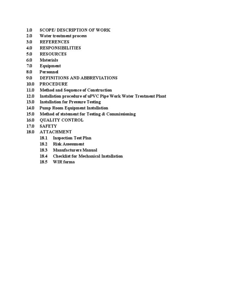 MS009 Water Treatment Plant | PDF | Pipe (Fluid Conveyance) | Water Purification