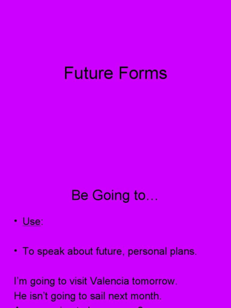 Future Forms A2-B1 | PDF