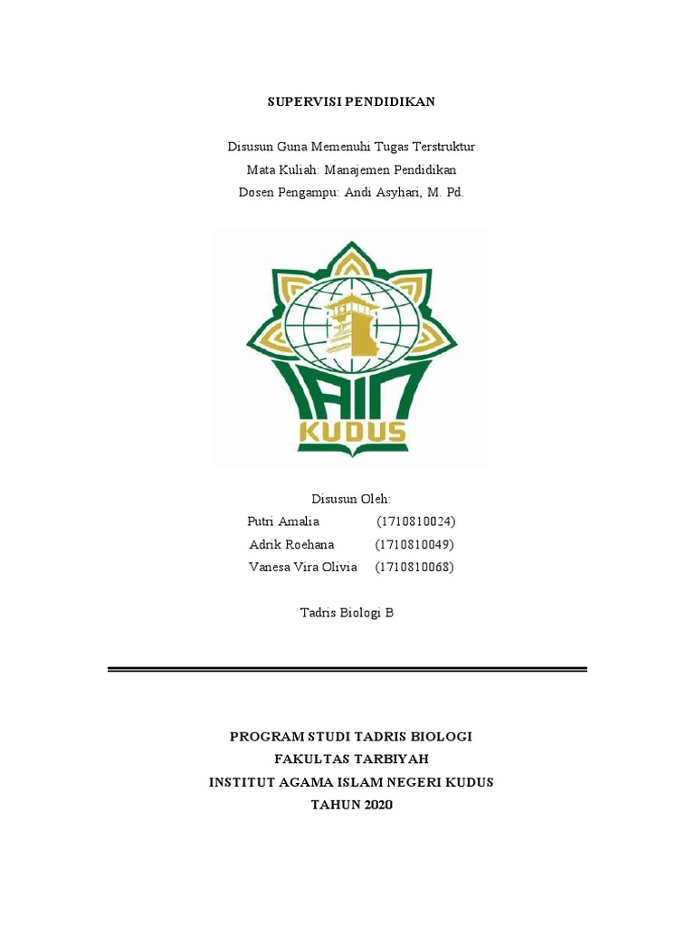 5 SUPERVISI PENDIDIKAN Kel.5 | PDF