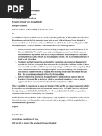 Sample GST Letter For Revocation | PDF