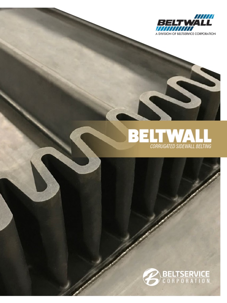 Beltwall: Corrugated Sidewall Belting | PDF | Belt (Mechanical) | Tire