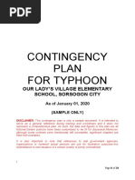 Contingency Plan of Earthquake | PDF | Emergency Management | Earthquakes