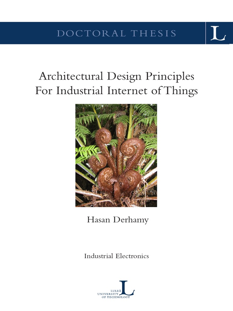 IoT Hasan Derhamy Print IV | PDF | Service Oriented Architecture | Internet Of Things