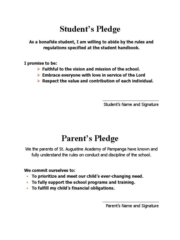Pledge | PDF