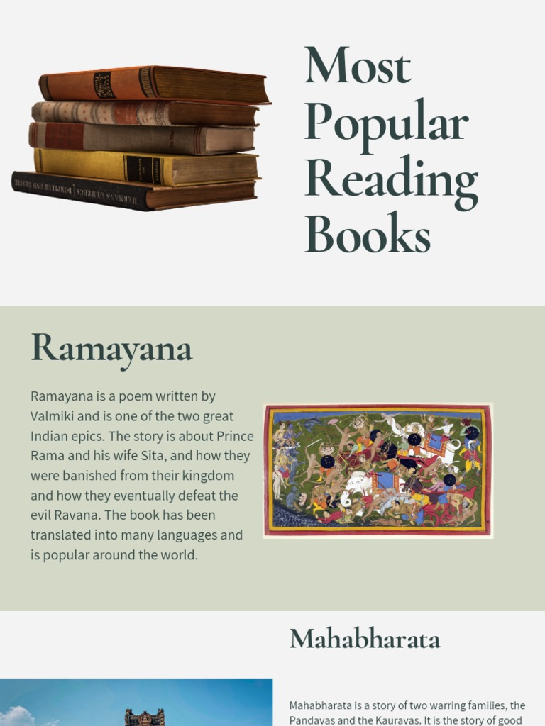 Most Popular Reading Books That Escape From Stress | PDF | Ramayana ...