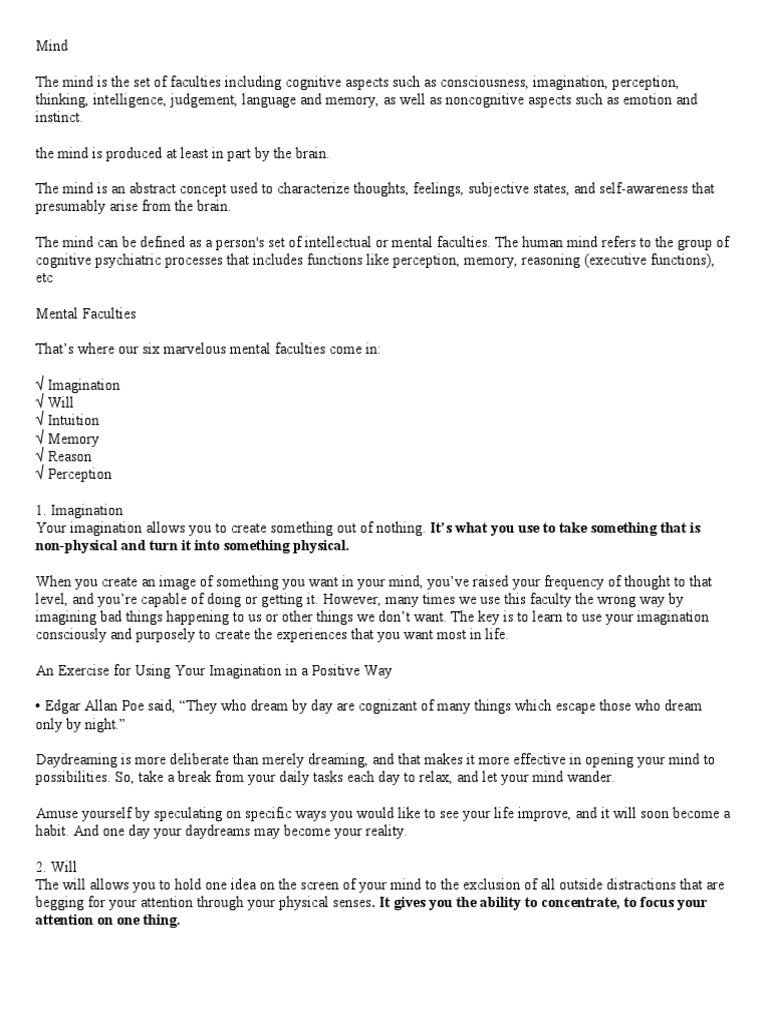 Non-Physical and Turn It Into Something Physical | PDF | Mind | Cognition