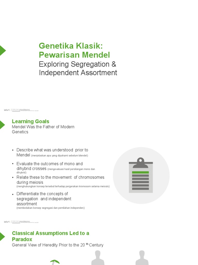 Genetika Klasik (Bu Sofi) Bio | PDF | Genetics | Biology