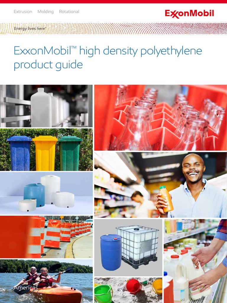 Exxonmobil High Density Polyethylene Product Guide: Europe Asia Pacific ...
