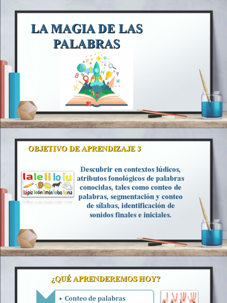 Conteo de Oalabras, Segmentación y Omision de Silaba Inicial 02-8-21 ...