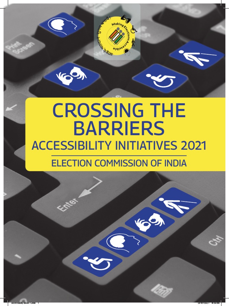 ECI Accessiblility Handbook: Crossing The Barriers 20-09-2021 | PDF ...
