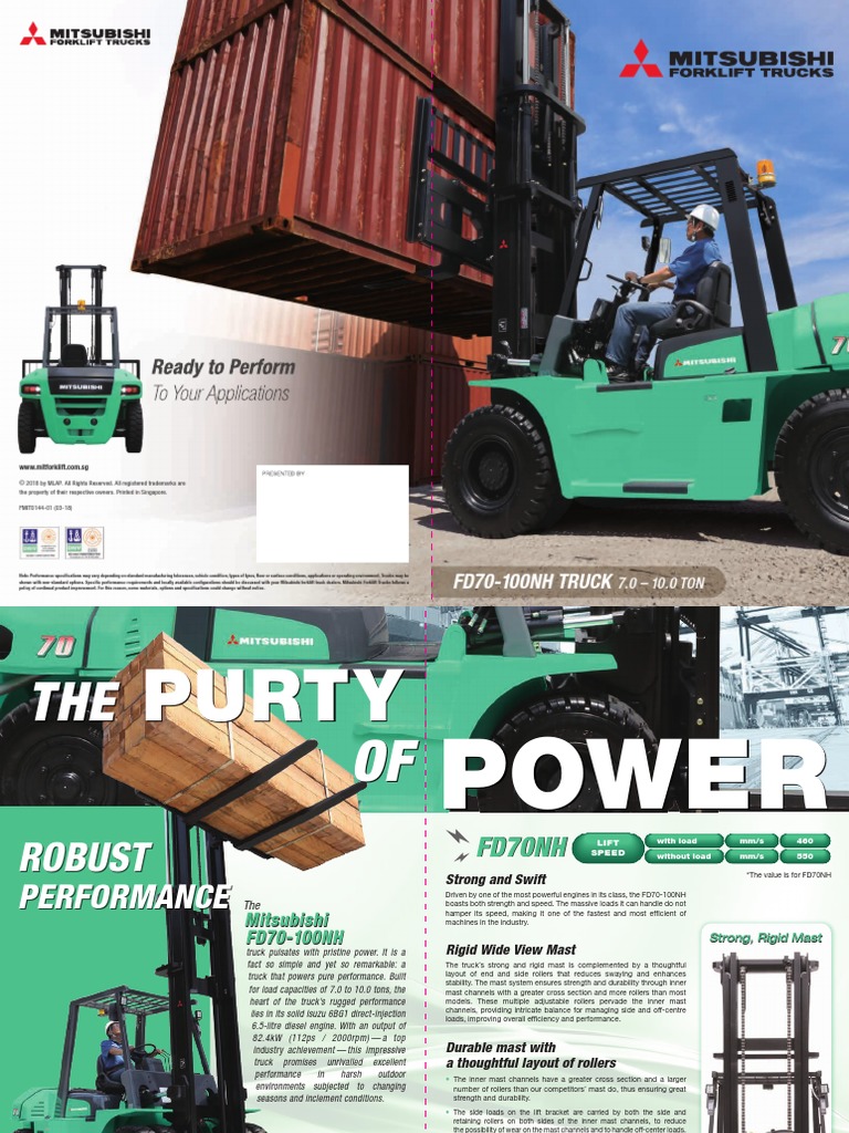 FD70-100NH Catalogue | PDF | Truck | Transmission (Mechanics)