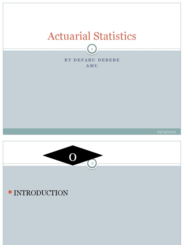 Actuarial Statistics | PDF | Insurance | Utility