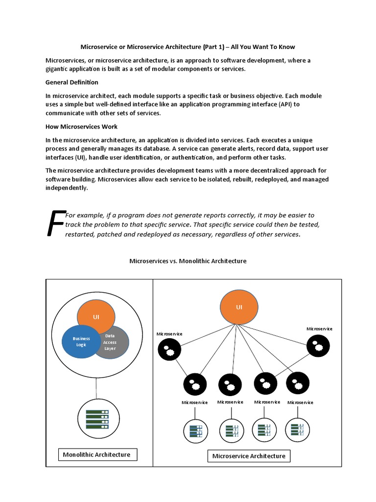 Microservice or Microservice Architecture | PDF | Modular Programming | Information Management