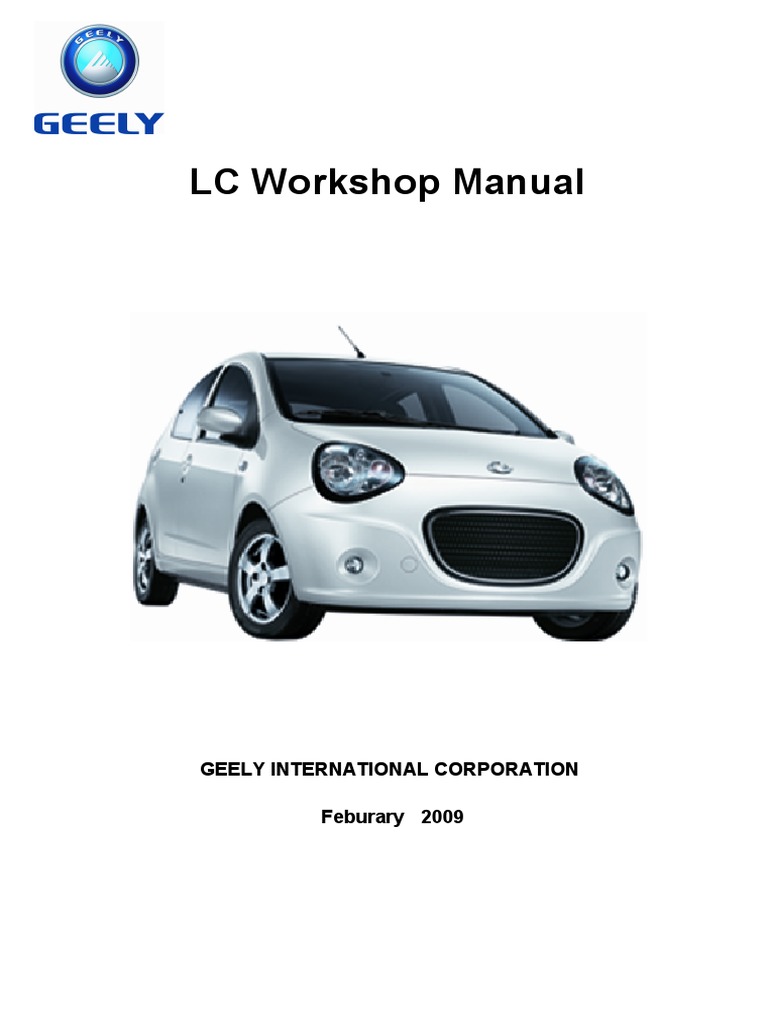 LC Workshop Manual | PDF | Brake | Transmission (Mechanics)