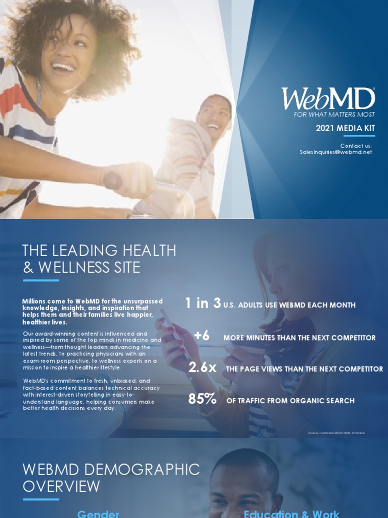 Webmd Media Kit 2021 | PDF | Pharmacy | Prescription Drugs