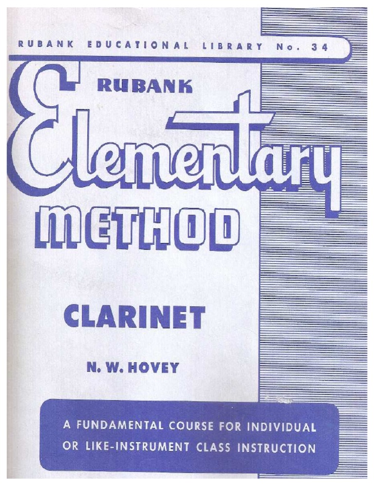 Qdoc - Tips Clarinet Rubank Elementary Method | PDF